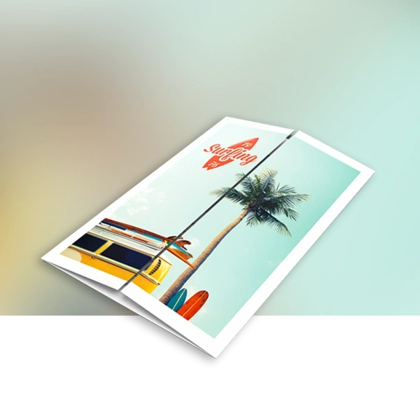 Gate fold leaflets | The Sustainable Printworks